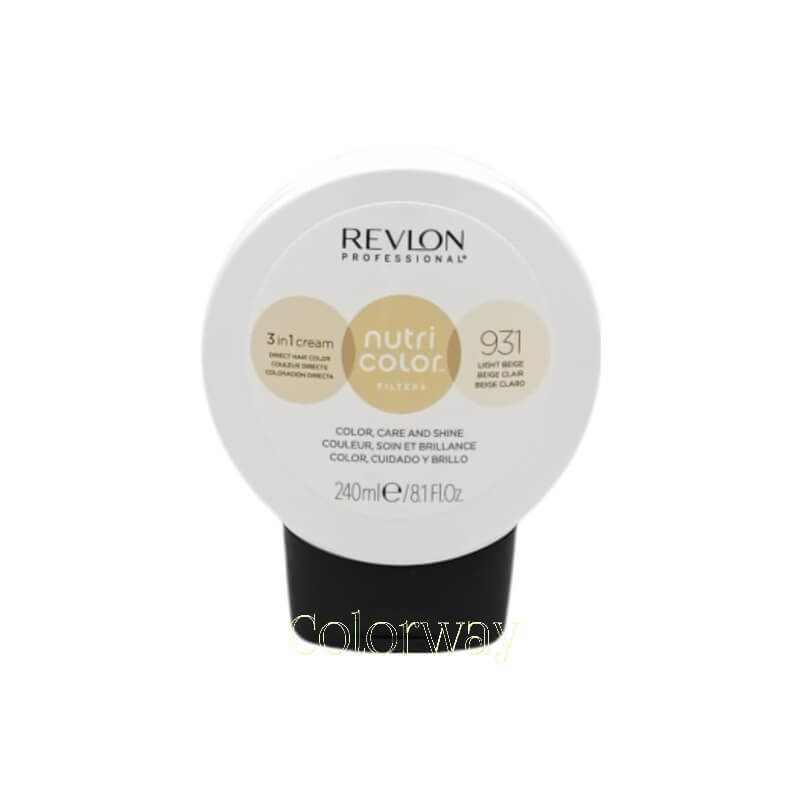 Revlon Nutri Color Filters 931 Light Beige 240ml | Colorway